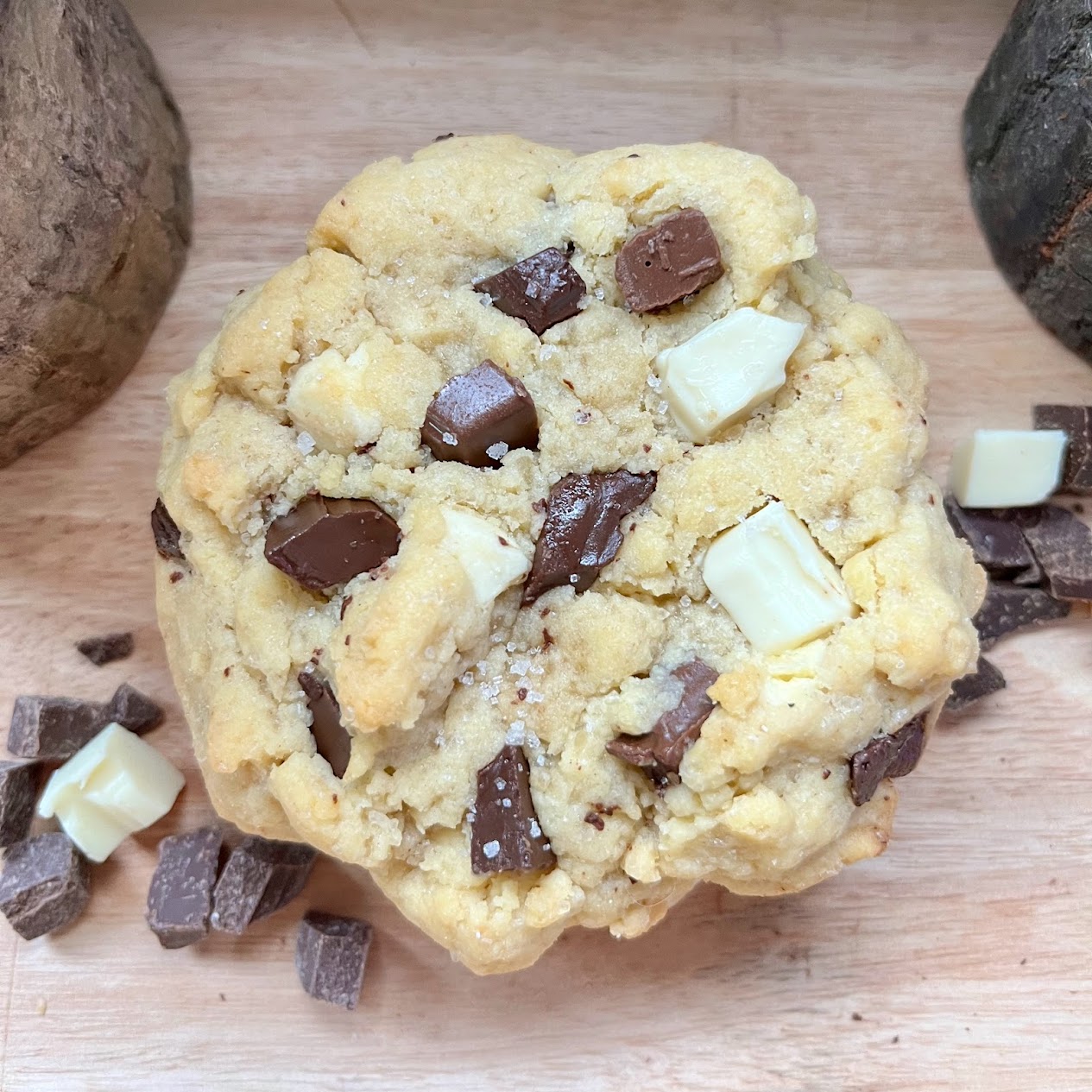 Cookie traditionnel aux 3 chocolats My cookies